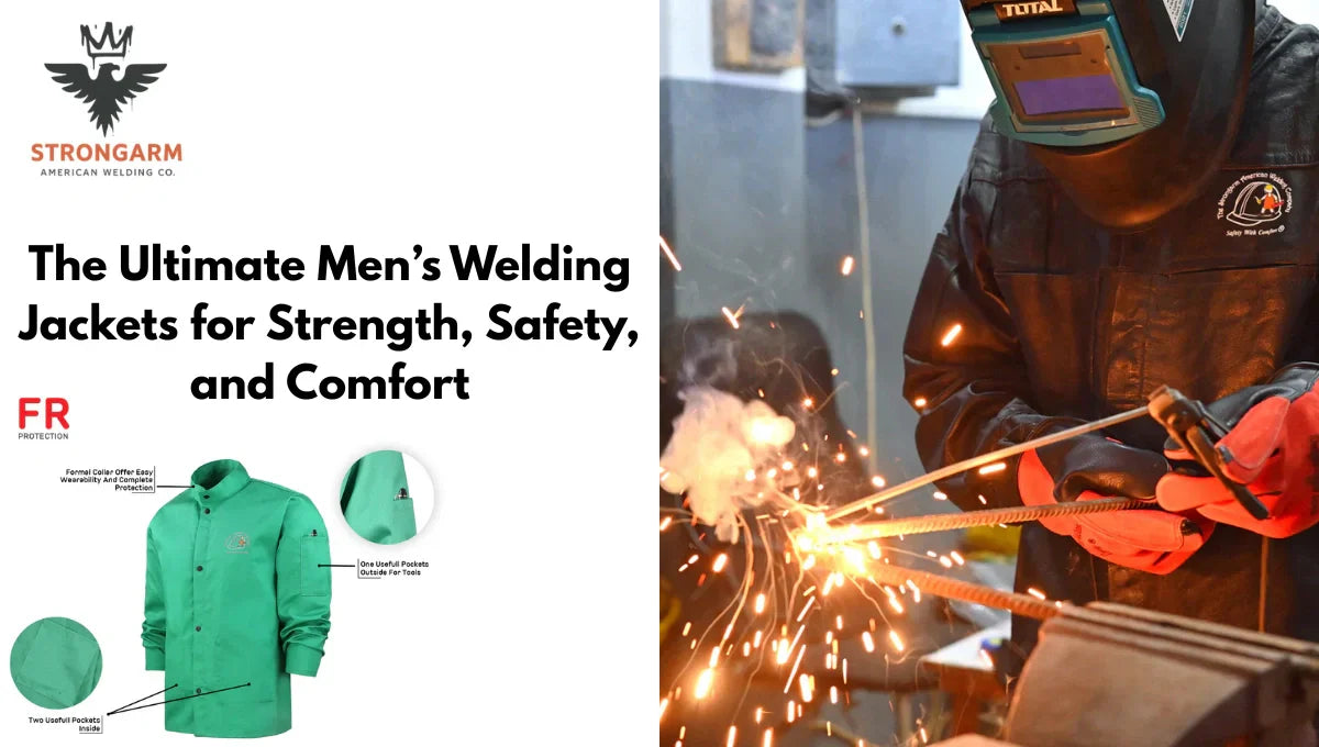 Premium Men’s Welding Jackets – Flame & Heat Resistant Gear