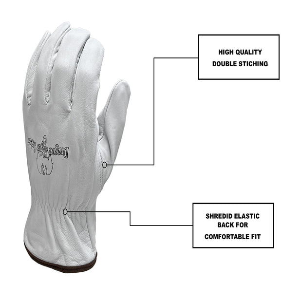 Buy Premium Goatskin Leather Welding & Work Gloves – The Strongarm ...